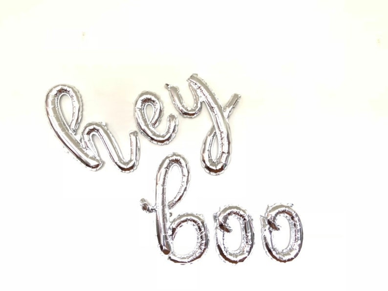 Hey Boo Balloons | Halloween Baby Shower Decor | Halloween Balloon ...