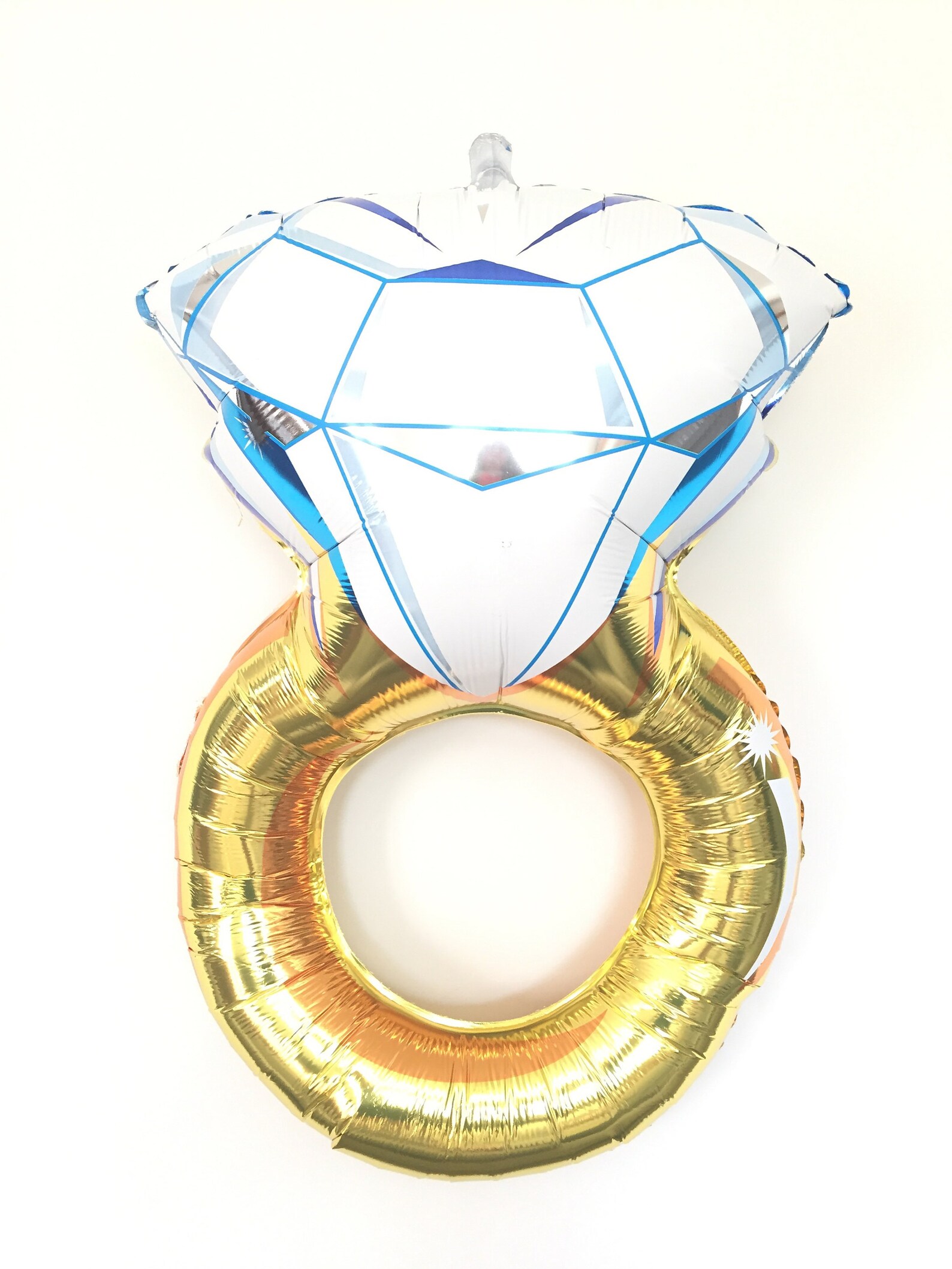 Diamond Ring Balloon | Gold Bridal Shower Decor | Bridal Shower ...