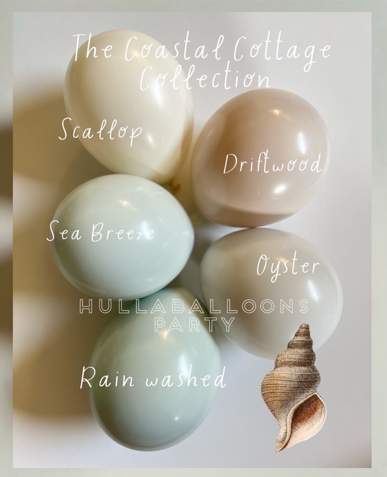 Coastal Cottage Layered Balloons | Beach First Birthday | Beach Baby ...
