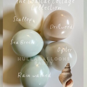 Coastal Cottage Layered Balloons | Beach First Birthday | Beach Baby ...