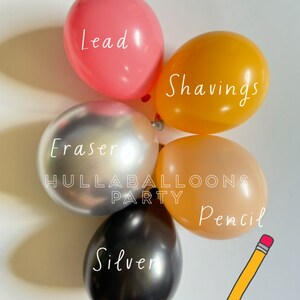 Pencil Balloons | Back to School Balloons | Teacher Baby Shower ...
