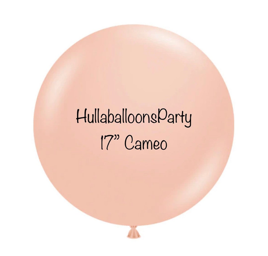 17 Inch Cameo Balloons | Blush Birthday Party Decor | Blush Baby Shower ...