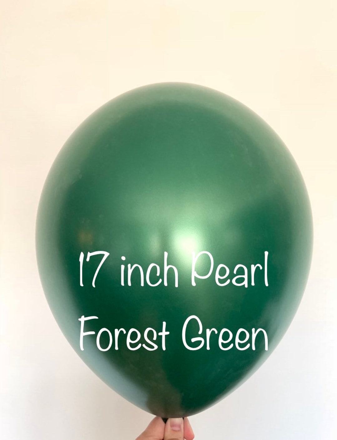 17 Inch Pearl Forest Green Balloons | Hunter Green Birthday Party Decor ...