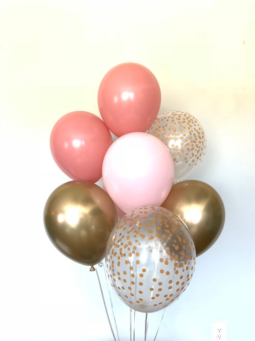 Pastel Matte Pink Balloons | Pink Blush Balloons | Blush Bridal Shower ...