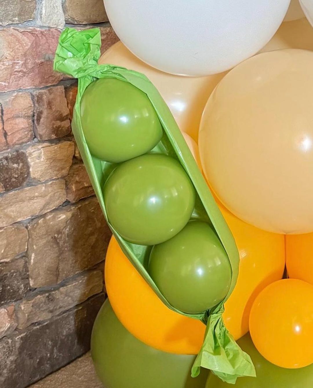 Sweet Pea Balloon Kit | Green Pea Balloons | Our Little Sweet Pea is ...