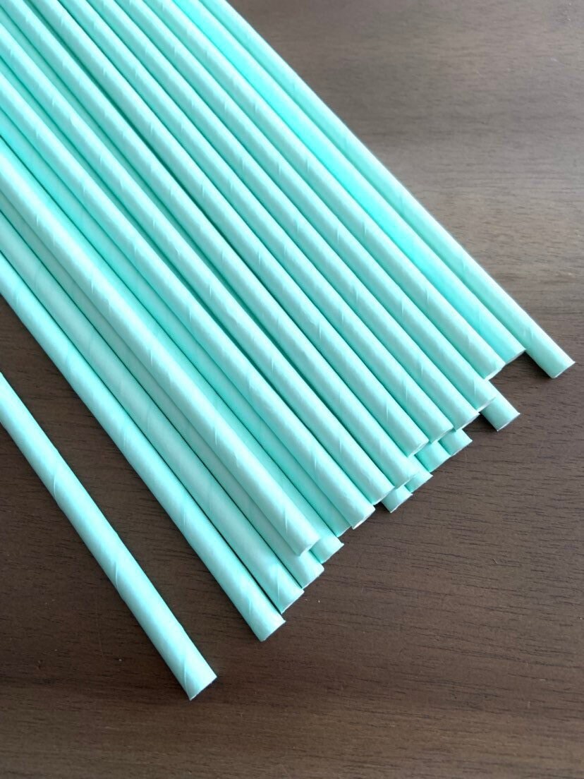 Mint Straws | Mint Party Decor | Mint First Birthday Party | Mint ...