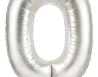 40 Inch Silver Mylar Balloon // Giant Silver Foil Balloon // - Etsy