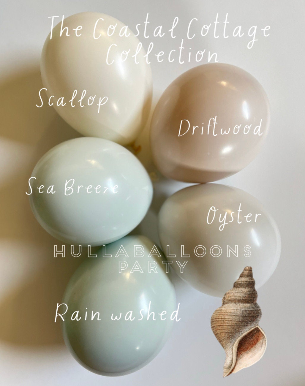 Coastal Cottage Layered Balloons | Beach First Birthday | Beach Baby ...