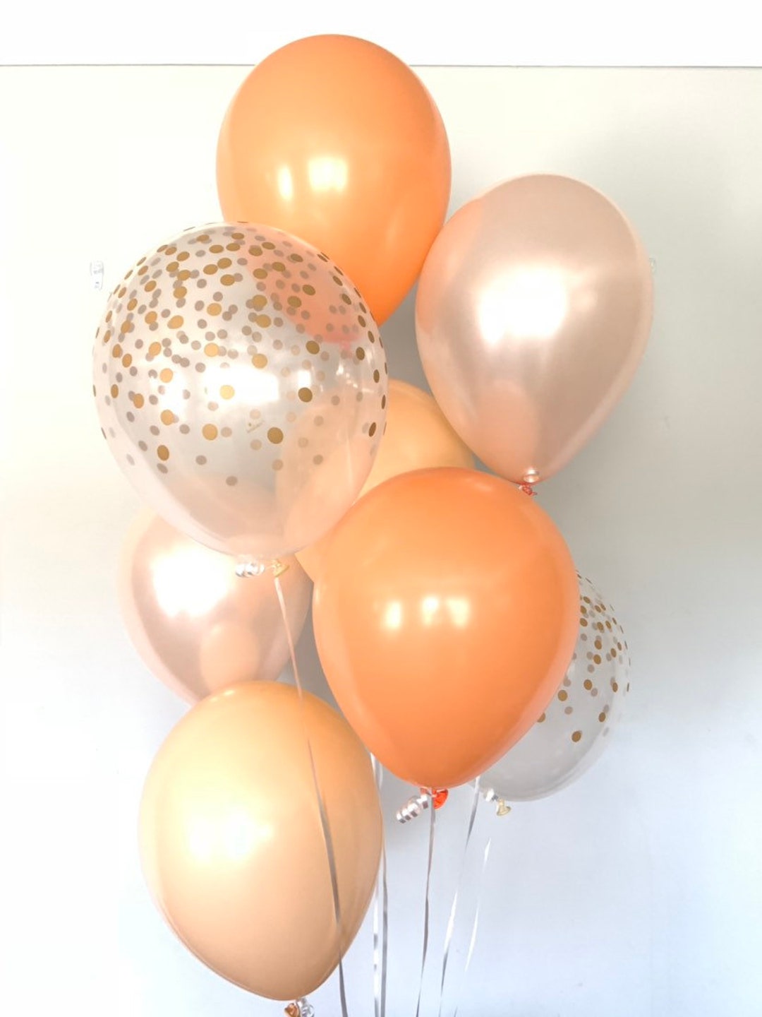 Orange Balloons | Little Cutie Balloons | Orange and Blush Balloons ...