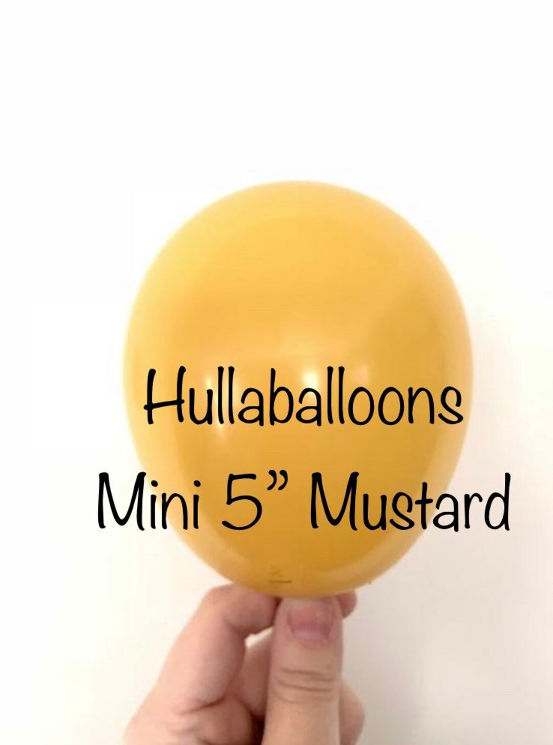 Mini Mustard Balloons | Neutral Balloons | Mini 5” Latex Balloons ...
