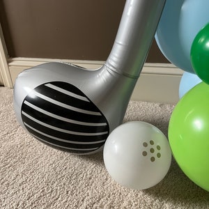 Golf Balloon Tower Kit | Golf Balloons | Hole in One Birthday Party ...