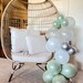 Silver Sage Balloon Garland Sage and Silver Bridal Shower Decor Green ...