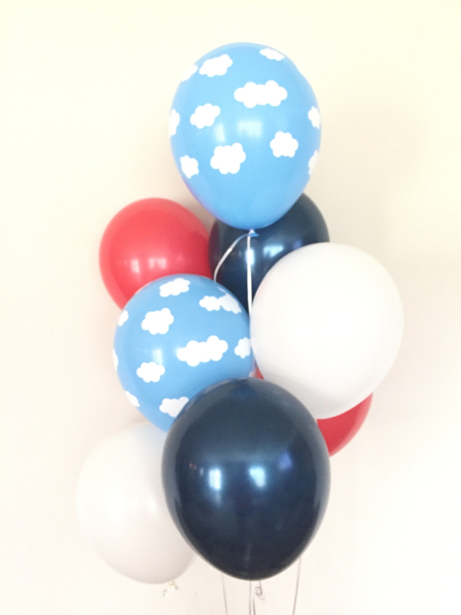 Airplane Balloons Vintage Airplane Birthday Party Travel | Etsy