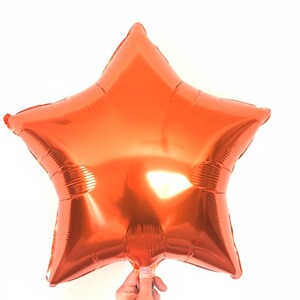 Twinkle Little Star Balloons Orange Star Balloon Astronaut - Etsy