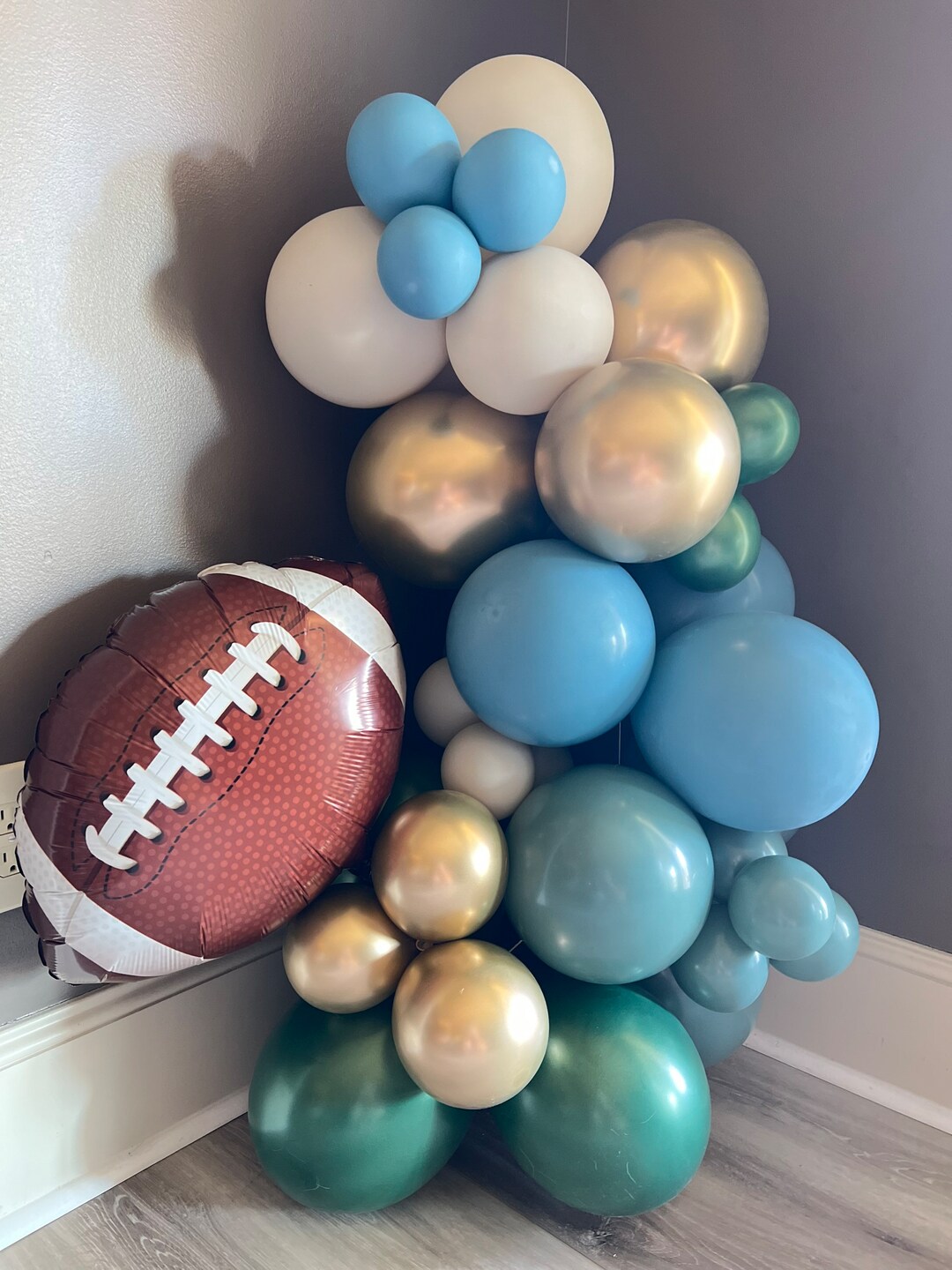 First Down Balloon Garland | Football Birthday Party | Football First ...