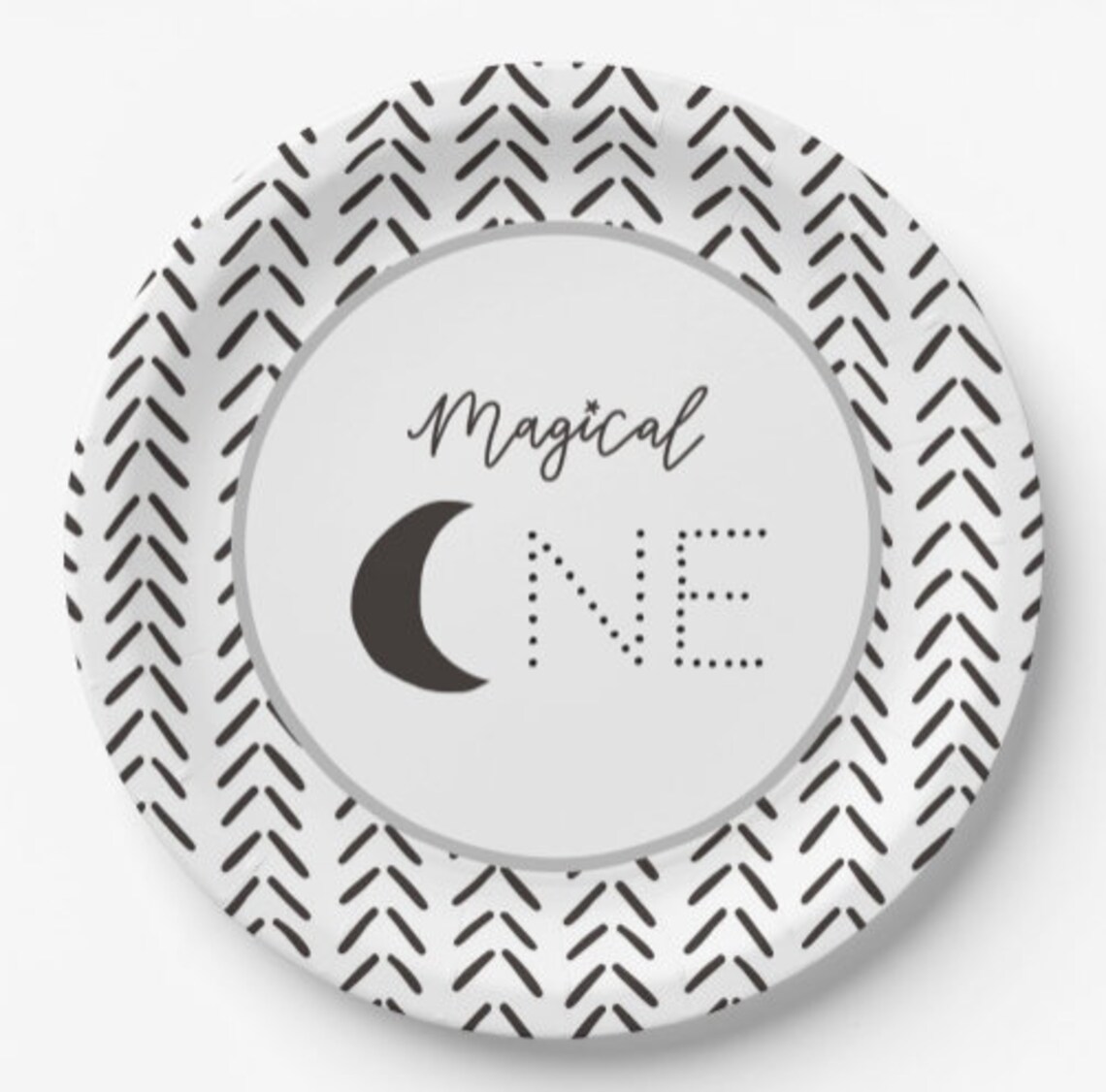 Magical One Birthday Plates Magical One First Birthday Party | Etsy