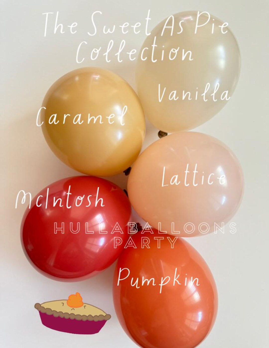 Sweet as Pie Balloons | Pumpkin Pie First Birthday | Little Turkey Baby ...