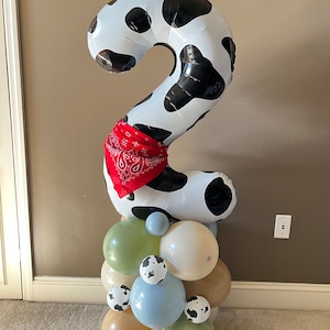 Little Cowboy Balloon Tower Kit | Aint My First Rodeo Balloons | Little ...
