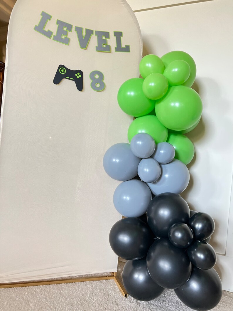 Gamer Balloon Garland Kit DIY Gamer Birthday Balloons - Etsy