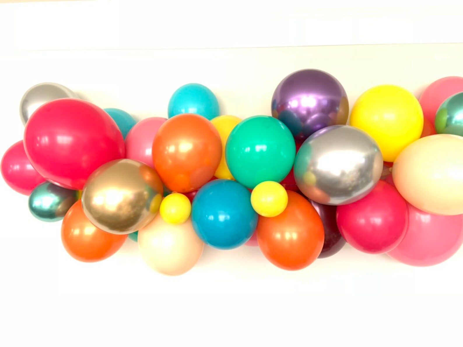 Lets Fiesta Balloon Garland Kit Colorful Balloon Garland - Etsy