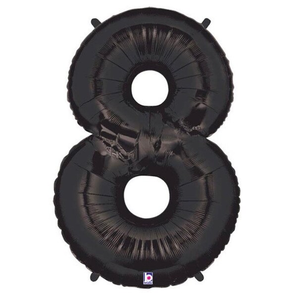 Large Black Number Balloons - Etsy