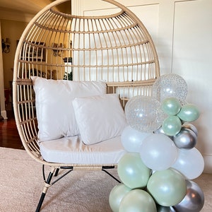 Silver Sage Balloon Garland | Sage and Silver Bridal Shower Decor ...