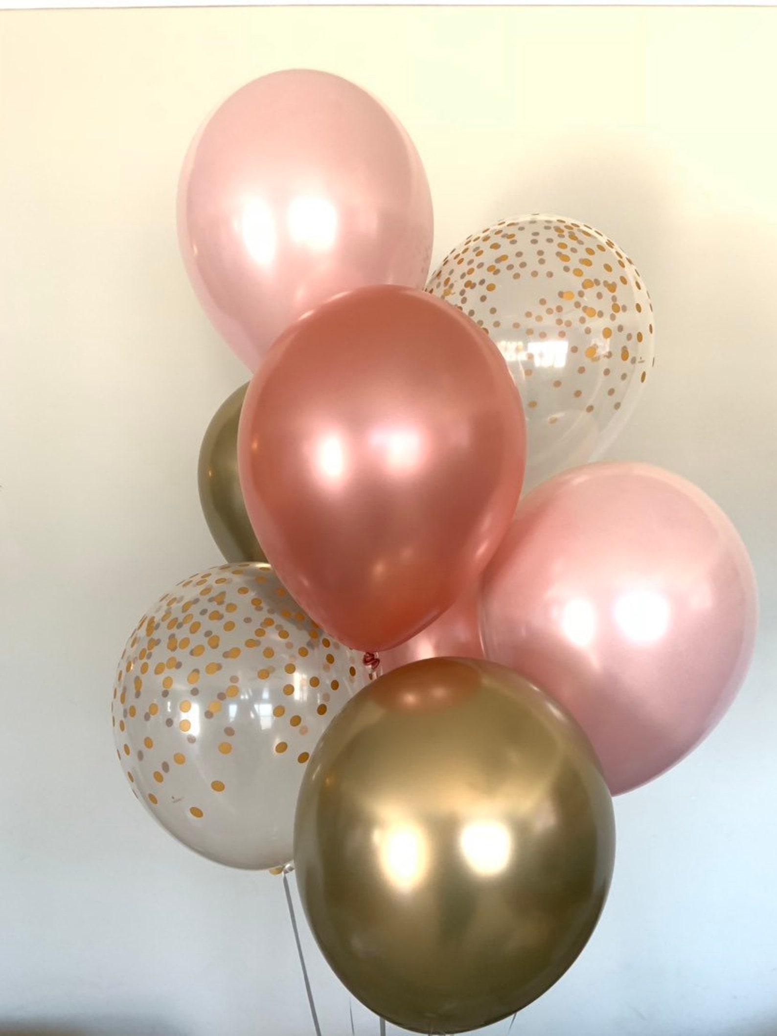 Pink Blush Balloons | Blush and Gold Balloons | Gold and Blush Balloons ...