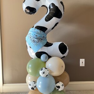 Little Cowboy Balloon Tower Kit | Aint My First Rodeo Balloons | Little ...