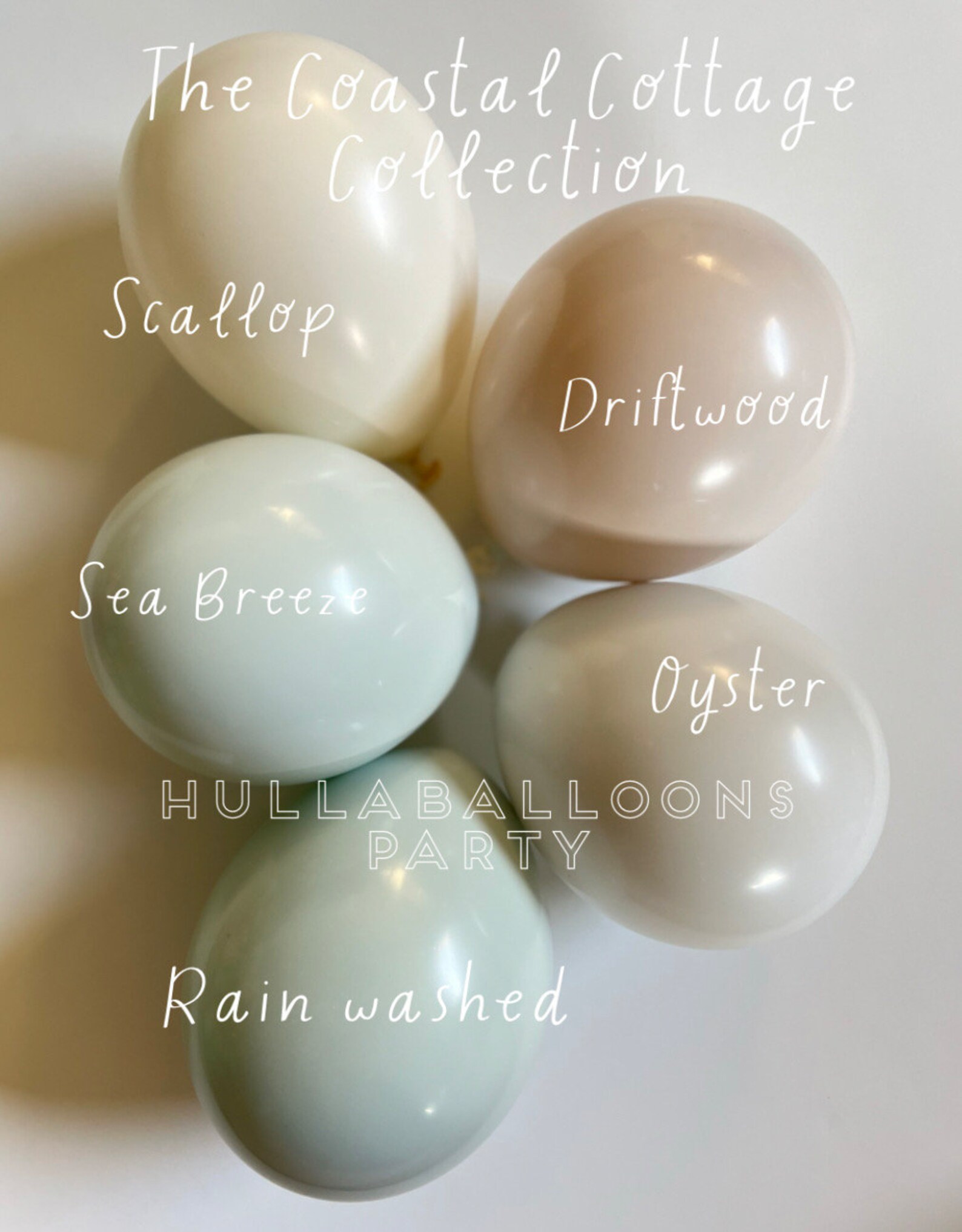 Coastal Cottage Layered Balloons | Beach First Birthday | Beach Baby ...