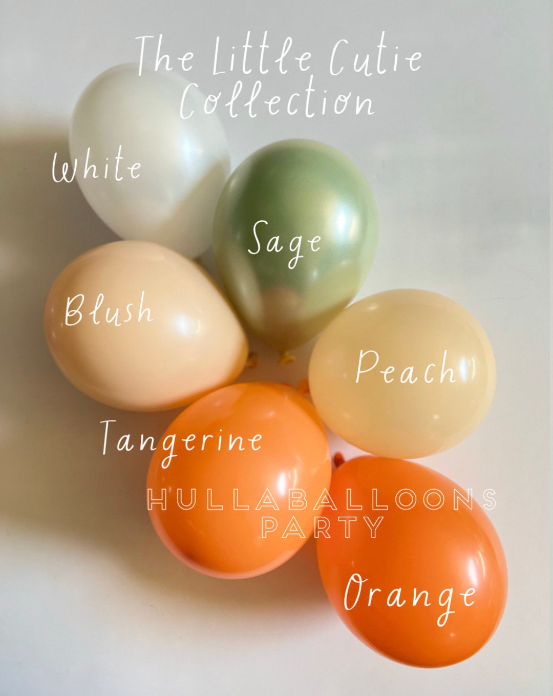 Little Cutie Balloons | Individual Balloons Create Your Own Garland Double Layered Balloons ...