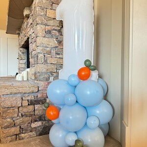 Blue Little Cutie Balloon Tower Kit | Blue Citrus First Birthday ...