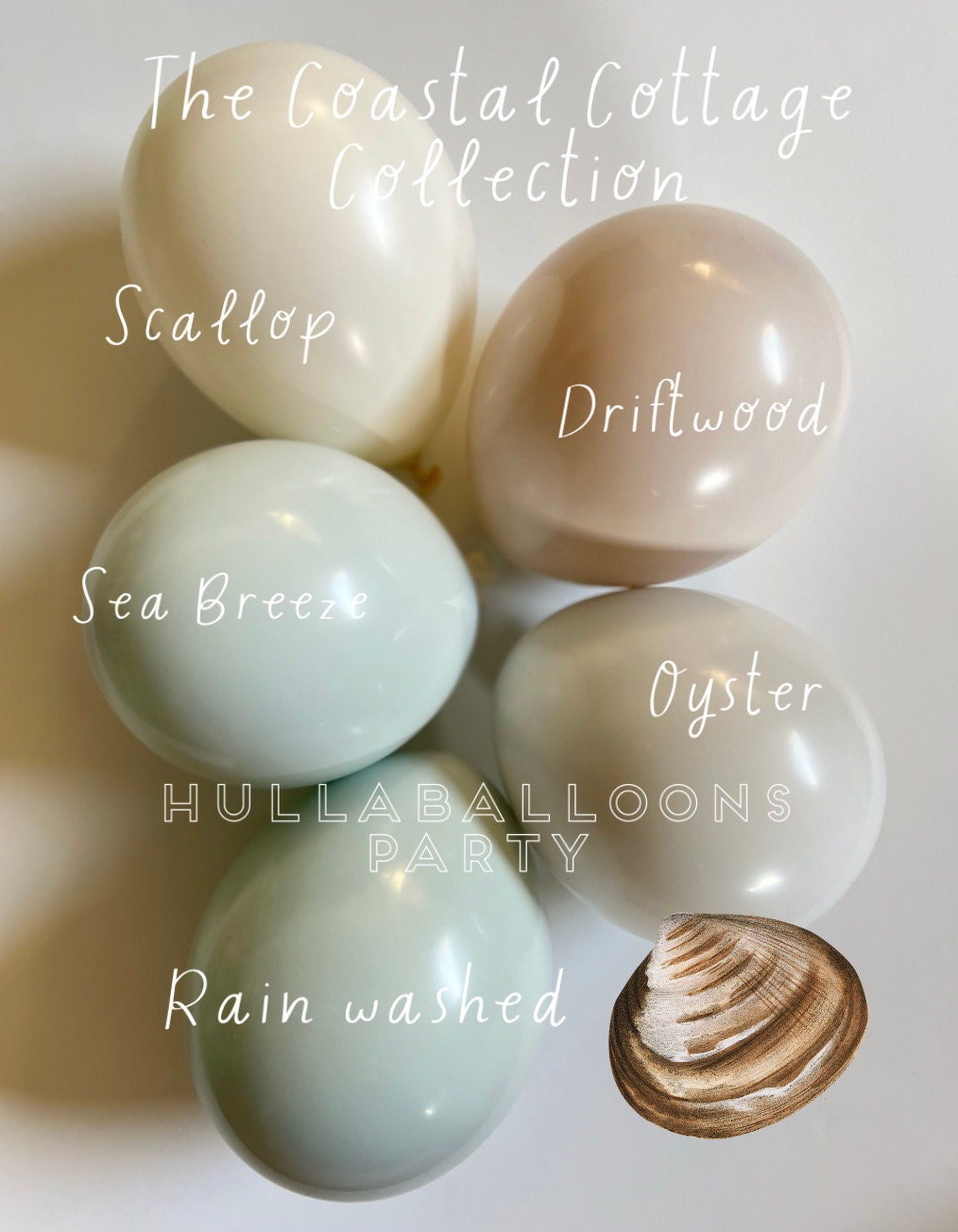 Coastal Cottage Layered Balloons | Beach First Birthday | Beach Baby ...