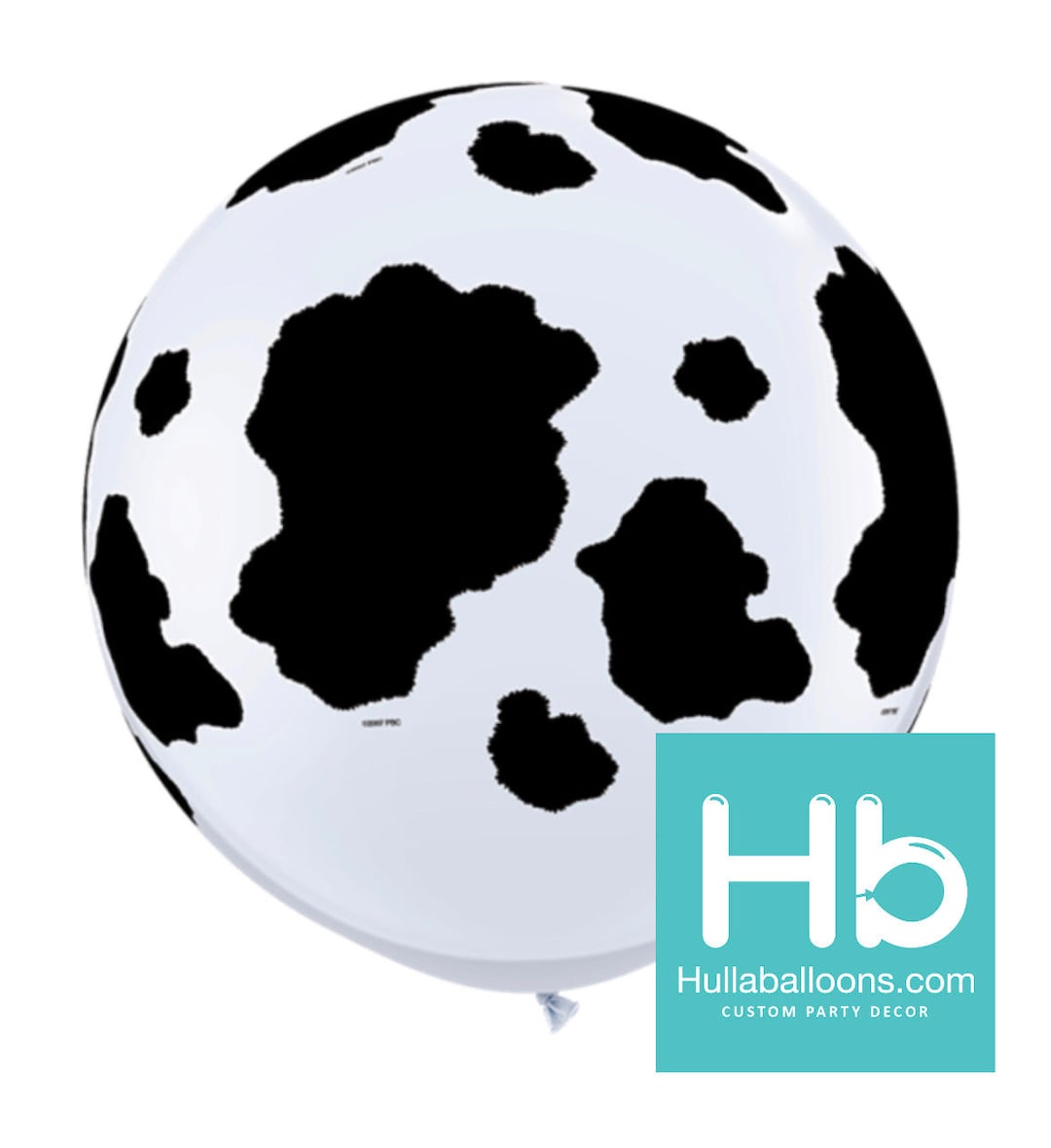 Jumbo Cow Print Balloons Animal Print Balloons Farm Birthday Balloons ...