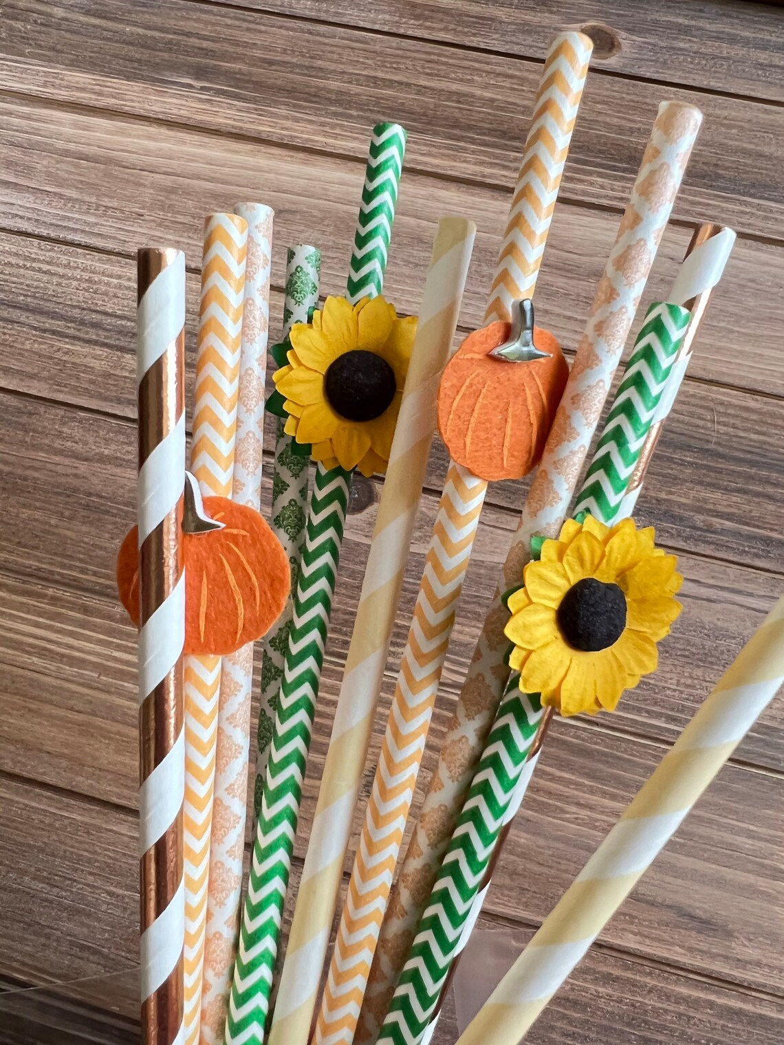 Little Pumpkin Straws | Little Pumpkin Baby Shower | Little Pumpkin ...