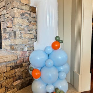 Blue Little Cutie Balloon Tower Kit | Blue Citrus First Birthday ...