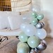 Silver Sage Balloon Garland | Sage and Silver Bridal Shower Decor ...