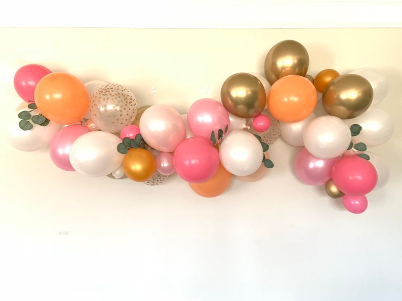 Blush Balloon Garland Baby in Bloom Baby Shower Decor | Etsy