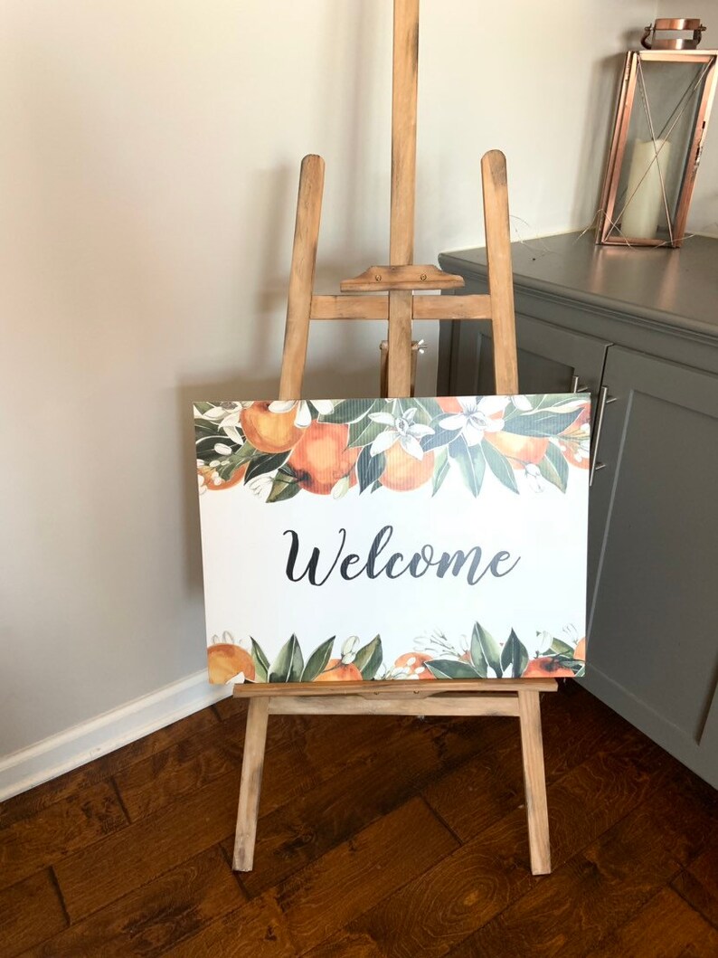 Citrus Welcome Sign | Citrus Bridal Shower | Little Cutie Baby Shower ...
