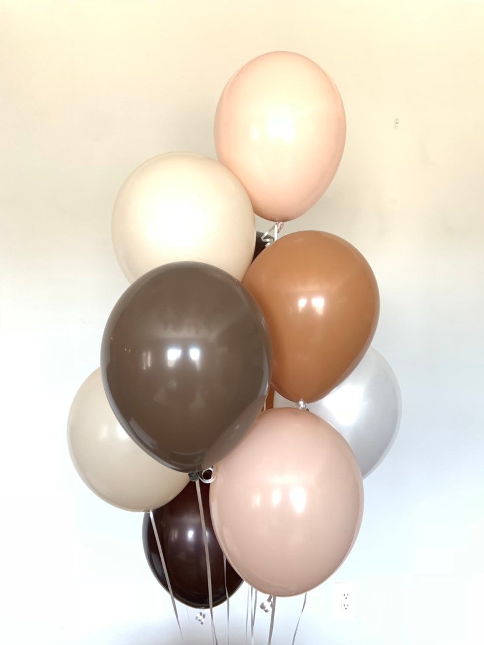 Muted Brown Balloons Neutral Balloons Nude Balloons | Etsy