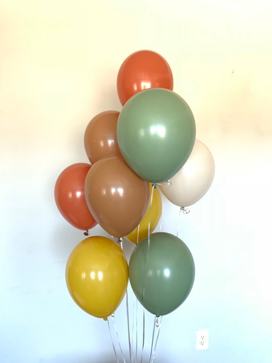 Boho Rainbow Balloons | Burnt Orange Balloons | Fall Bridal Shower ...