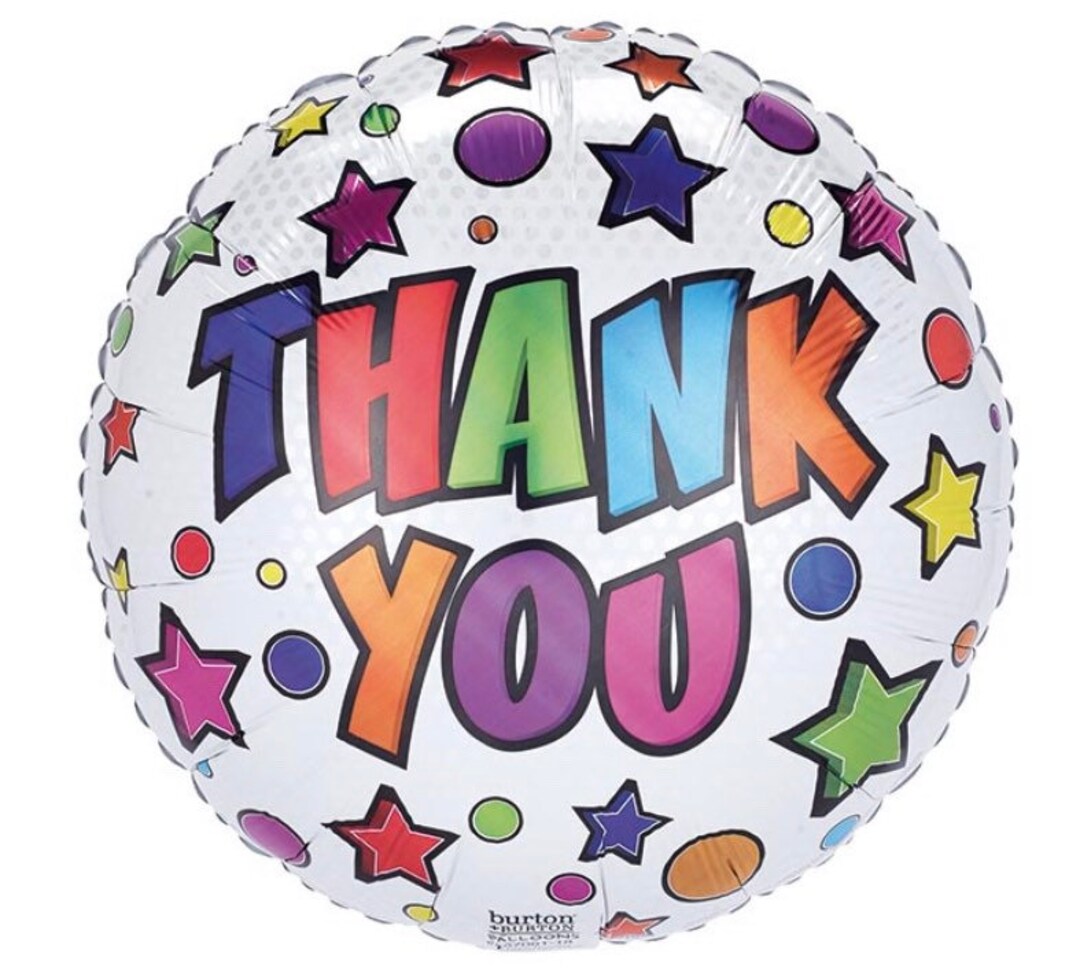 Thank You Balloon | Appreciation Week Balloons | Gratitude Balloons ...