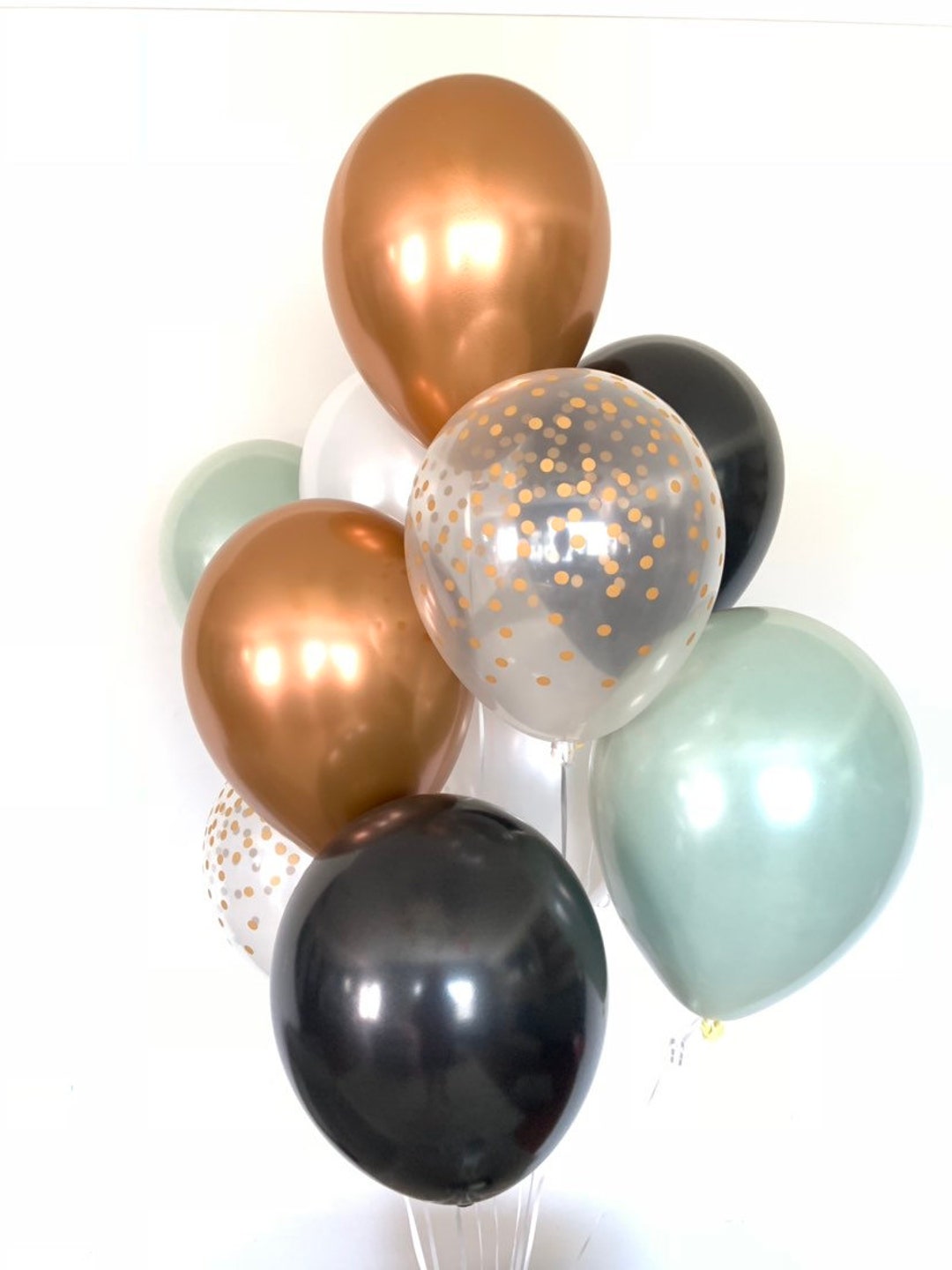 Sage Green Balloons | Succulent Bridal Shower Decor | Copper and Sage ...