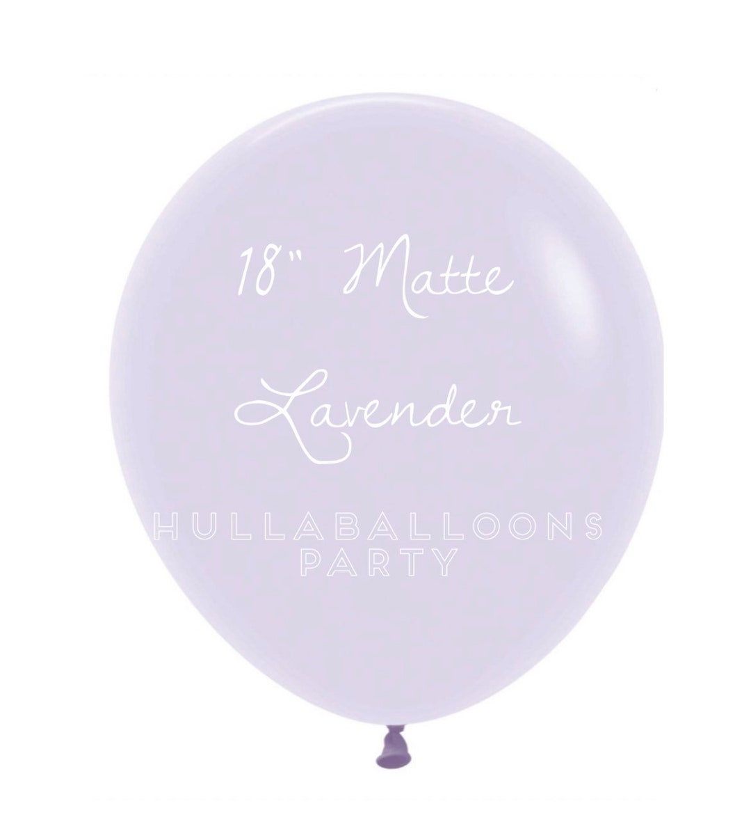 18 Inch Matte Lavender Balloons | Sempertex Matte Lilac Latex Balloons ...