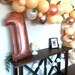 Rose Gold Number 1 Balloon Rose Gold First Birthday Balloons Mylar ...