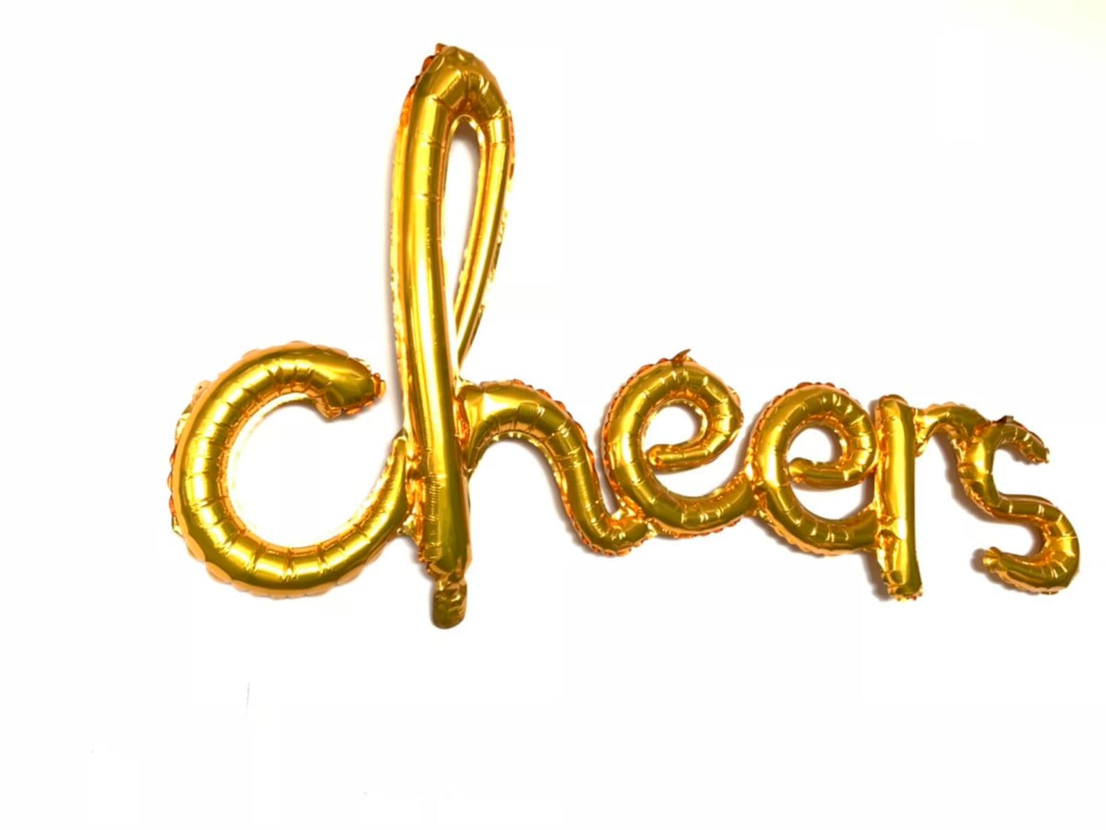 Cheers Balloon Engagement Party Decor Gold Cheers Script - Etsy