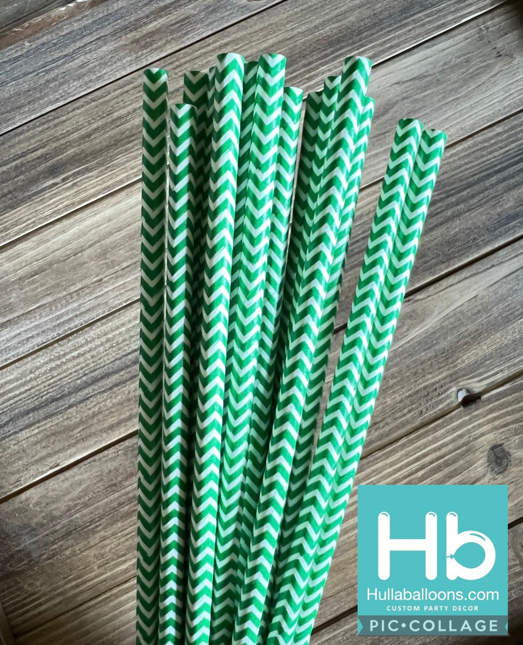Forest Green Chevron Straws | Forest Green Straws | Woodland Baby ...