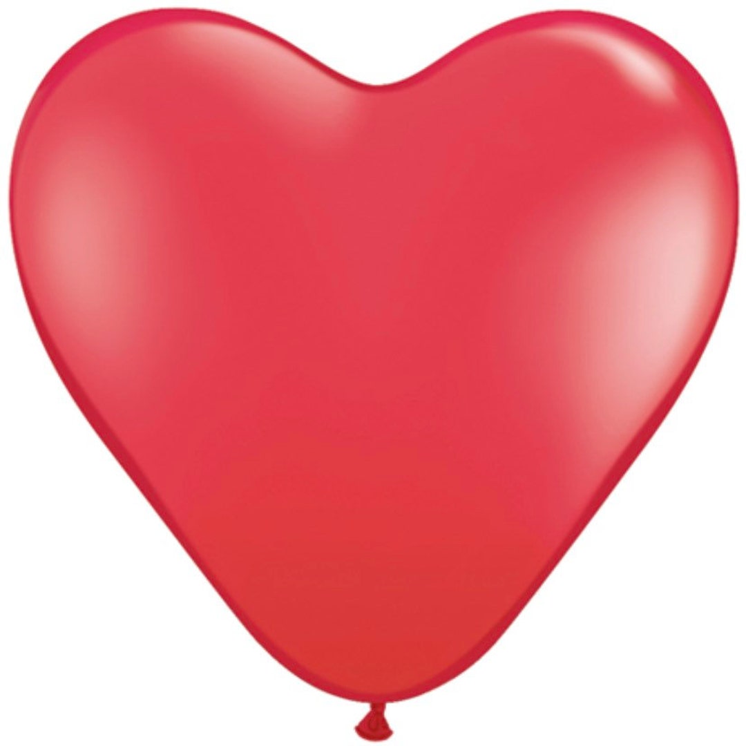 Mini Red Heart Balloons | 5” Latex Heart Balloons | Galentines Day ...