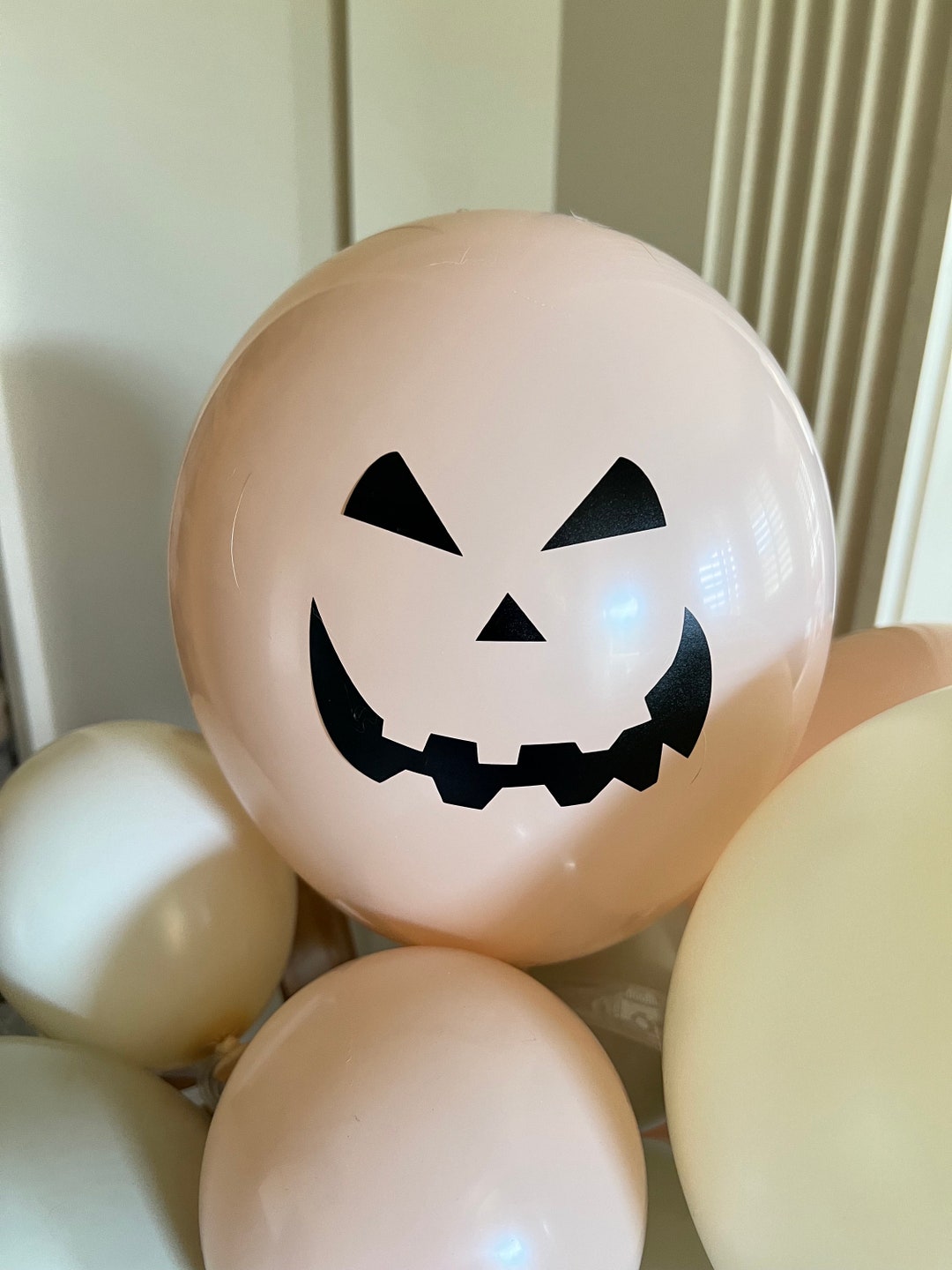 Jack-o-lantern Balloon Stickers | Vintage Halloween Decor | Custom ...