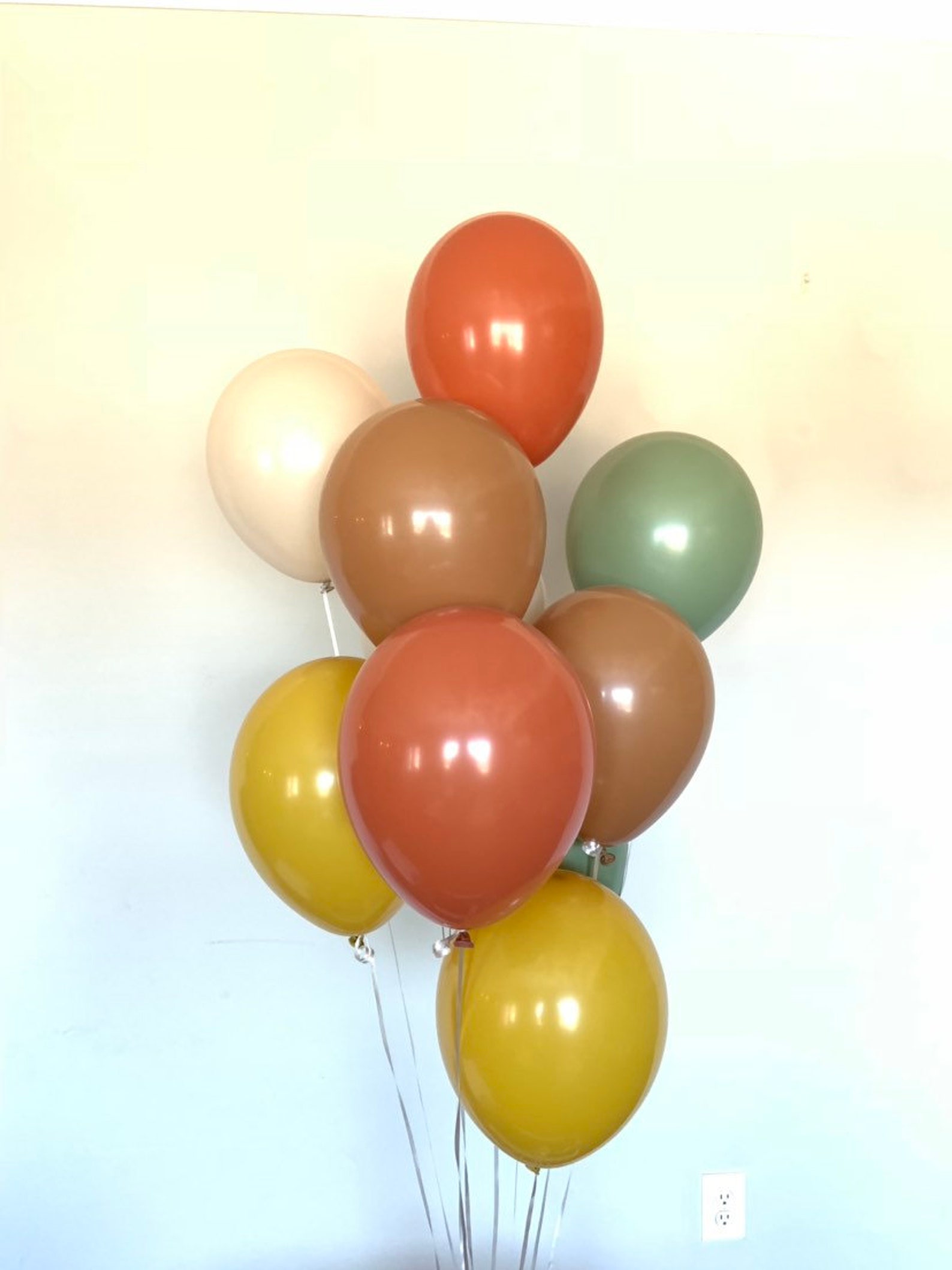 Boho Rainbow Balloons | Burnt Orange Balloons | Fall Bridal Shower ...
