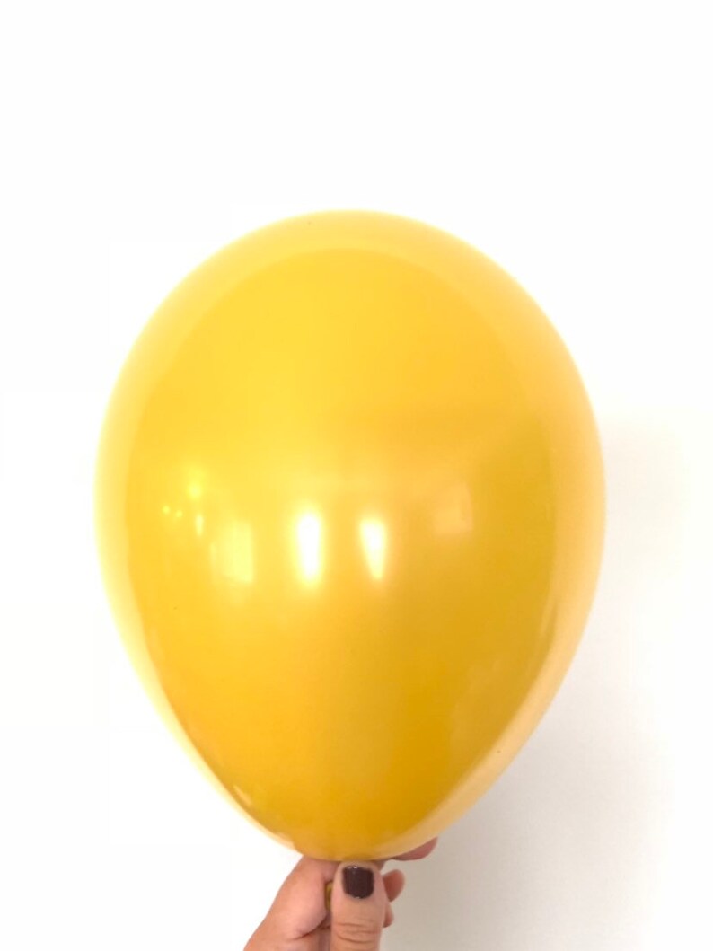 Mustard Balloons | Fall Bridal Shower Decor | Mustard Yellow Balloons ...